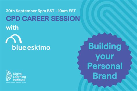 career session building your personal brand digital learning institute