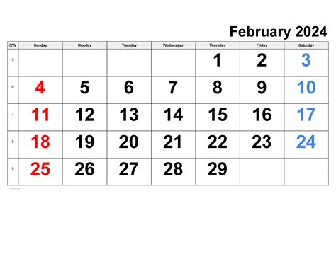 February Calendar By Month Full List Jade Adams