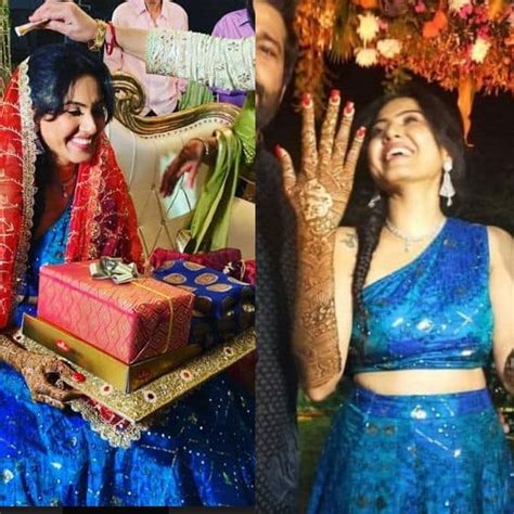 Kamya Panjabi Shalabh Dang Mehendi Ceremony The Actress Stuns In