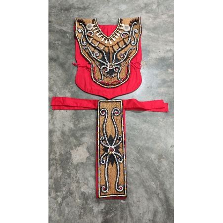 Jual Baju Adat Kalimantan Dewasa Pria Baju Kulit Kayu Shopee Indonesia
