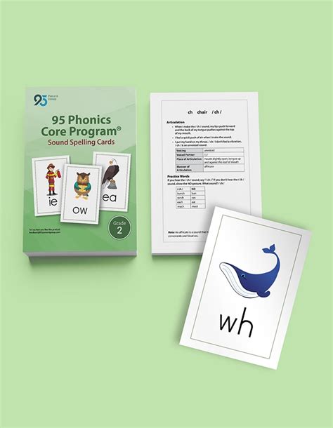 PH4002 04 95 Phonics Core ProgramÂ Grade 2 Sound Spelling Cards