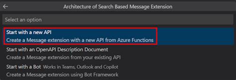 Api ベースのメッセージ拡張機能を構築する Teams Microsoft Learn