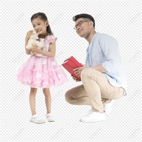 선물을 받은 아이 Png 일러스트 무료 다운로드 Lovepik