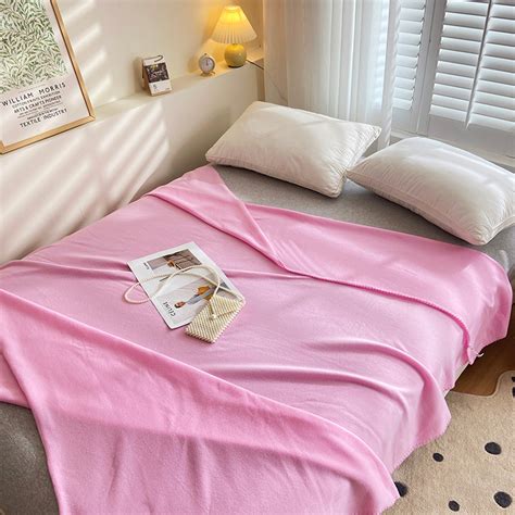 Plain Blanket Super Soft Perfect For Warm Solid Color Microfiber Plush