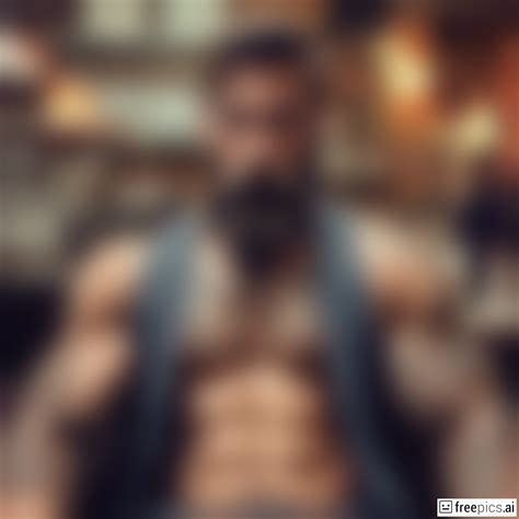 Generator Freepics AI Hombre Alto De Pelo Largo Cafe Desordenado