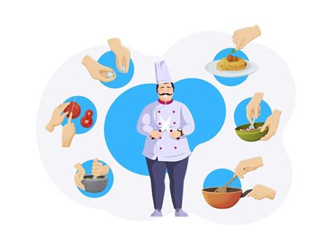 Premium Vector Cheerful Female Chef Holding Platter With Roasted Chicken
