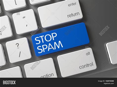 Stop Spam Concept Image Photo Free Trial Bigstock