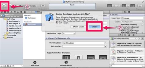 第5回 プロジェクトを作成しシミュレーターを立ち上げるドットインストールでiPhoneアプリ作成を勉強 経験知