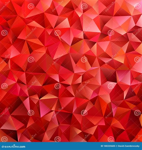 Dark Red Geometric Abstract Triangle Tile Pattern Background Polygon
