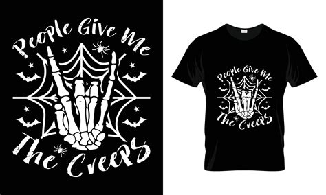 People Give Me The Creeps 29869234 Vector Art At Vecteezy