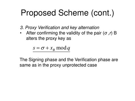 Ppt Proxy Blind Signature Scheme Powerpoint Presentation Free