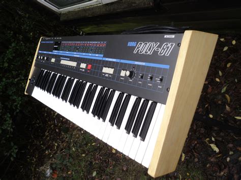 Matrixsynth Korg Poly61 Vintage Polyphonic Synth With Tubbetec Midi
