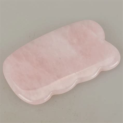 Buy Rose Quartz Scraping Plate Body Massager Promote