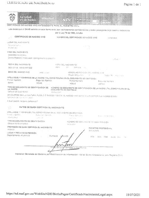 Csdl50747 Nacido Vivo Pdf