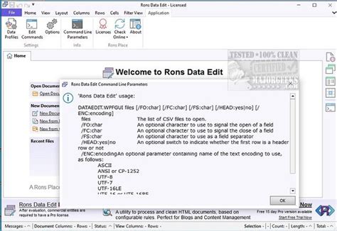 Updated Rons Data Edit Is A Powerful And User Friendly Software That