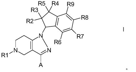 Indanyl Substituted 4567 Tetrahydro 1h Pyrazolo 43 C Pyridines