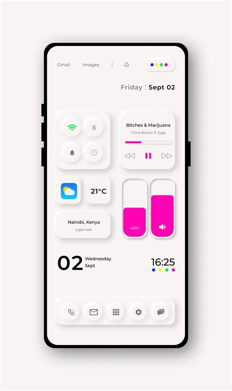 Clean And Intuitive Interface With Customizable Elements Linus Kigai