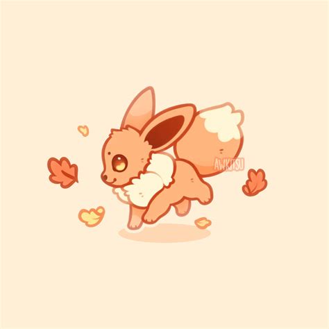Autumn Eevee By Awkitsu On Deviantart