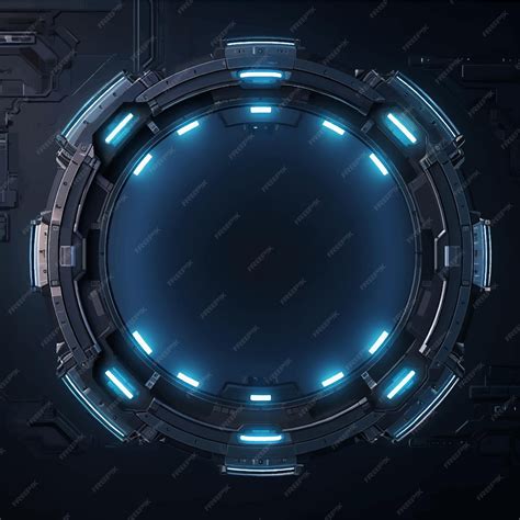 Premium Vector Techno Target Vision Cyberspace Tech Cyber Innovation