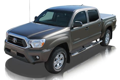 2005 2023 Toyota Tacoma Double Cab 4 Oval Curved Chrome Nerf Bars