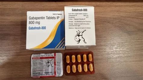 Gabapentin 800 Mg Tablets Gabafresh At ₹ 100 Stripe Gabapin In Nagpur