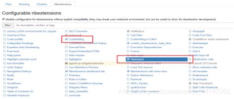 Jupyter安装插件nbextensions，实现代码提示功能（终极方法）jupyter的nbextensions中显示代码行数 Csdn博客