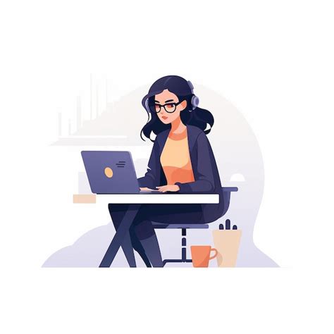 Premium Ai Image Female Developer Background