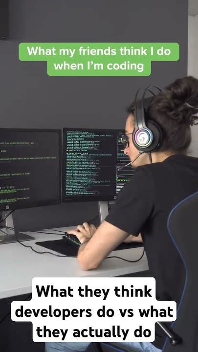 What They Think Developers Do😂 Vs What They Actually Do 🤣😂 Shorts Funny Programming Coding