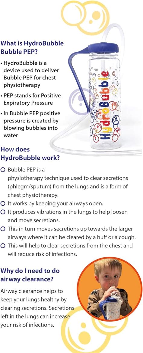 Hydrobubble Pep Treatment Bottle Hydrant For Health Disability