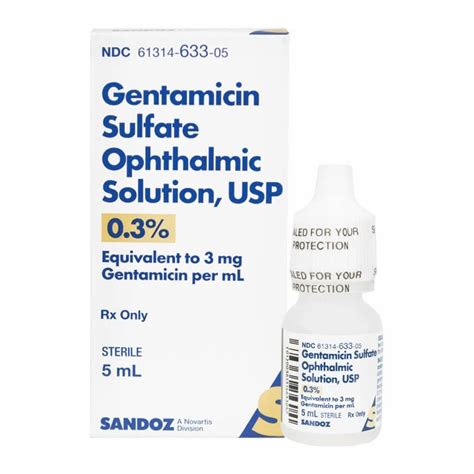 Gentamicin Eye Drops 0 3 Packaging Type Bottle 5 Ml At ₹ 241 Piece
