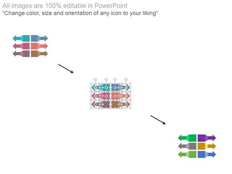 Dz Six Arrows Steps Infographics For Business Data Flat Powerpoint Design PowerPoint