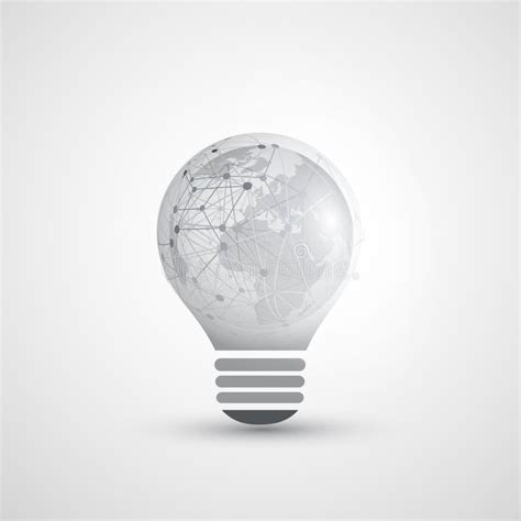 Abstract Cloud Computing And Global Network Connections Concept Design
