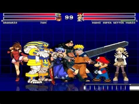 Team SPONGEBOB 1105 VS Team Zale9616 MUGEN Battle Request Part 4