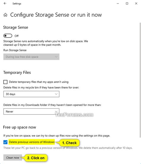 How To Delete Windowsold And Windows~bt Folders In Windows 10 Tutorials