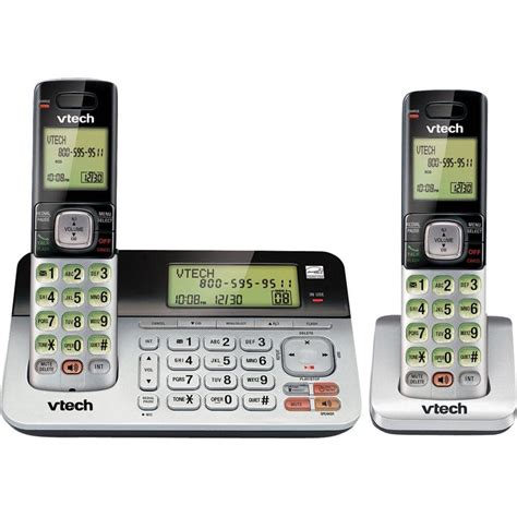 Vtech 2 Handset Cordless Answering System With Dual Caller Id And Call