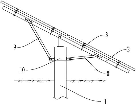一种新型渔光互补组件固定光伏支架的制作方法3
