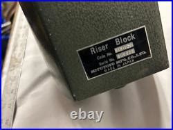 Machinist Ofce Tools Lathe Mill Mitutoyo Height Gage Riser Block 12 515
