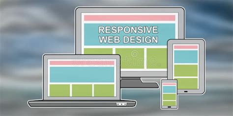 Concept Of Responsive Web Design Stock Illustration Illustration Of