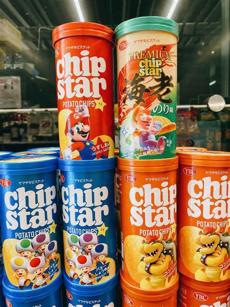 雙木姐妹 日本版樂事「chip Star」洋芋片推出超級瑪利歐的包裝，又不小心讓海斯特的荷包失守了