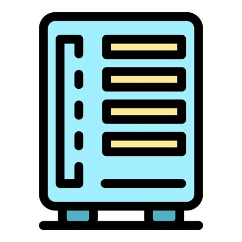 Premium Vector Computer Data Storage Icon Outline Computer Data