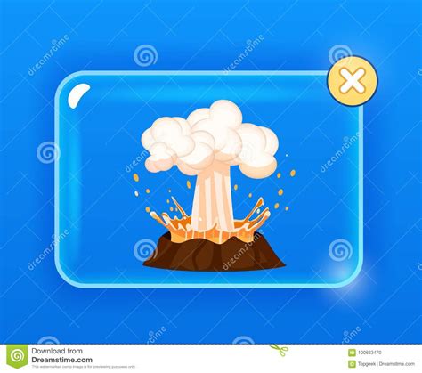 Powerful Explosion Of Colliding Particles Science Concept Generative Ai Stock Image