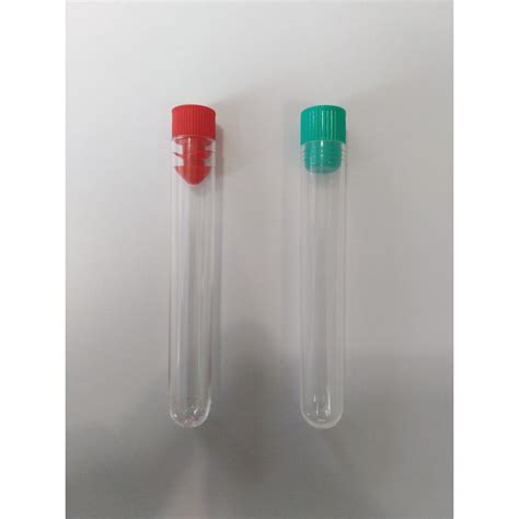 Ria Vial Plastic Test Tube With Cap For Sample Specimen Shopee Malaysia