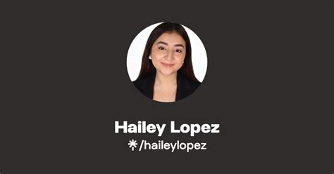 Hailey Lopez Instagram Linktree
