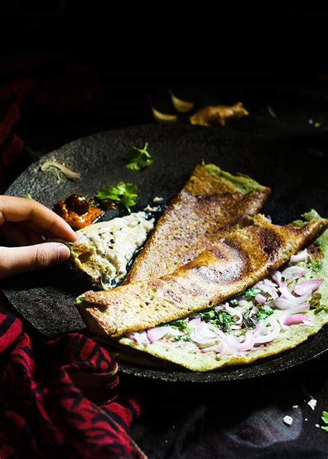 Pesarattu Dosa Recipe Moong Dal Dosa Andhra Pesarattu Recipe