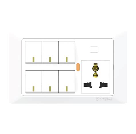 6 GANG SOCKET IND Electra Electric Biratnagar Nepal