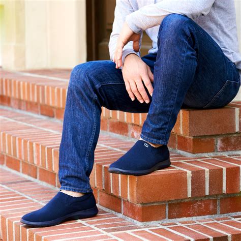 Merinos Mens Slip Ons Australian Merino Wool Shoes All Navy