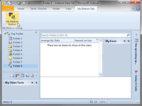 Advanced Outlook Ui In Delphi Custom Ribbon Toolbar Menu