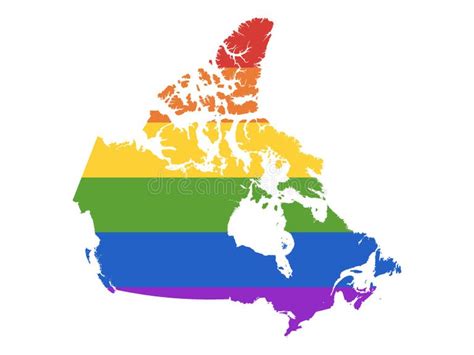 Карта радуги Lgbt Канады иллюстрация вектора иллюстрации насчитывающей ирак 140006842
