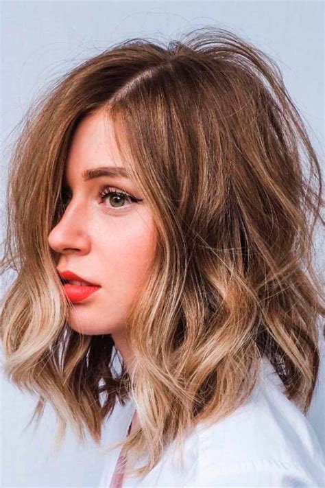 Wavy Medium Bob Haircuts