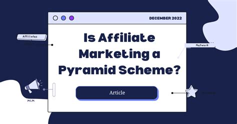 Is Affiliate Marketing A Pyramid Scheme